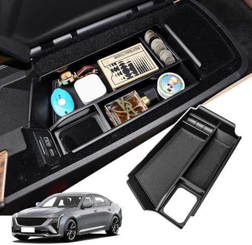 Center Console Organizer Tray Compatible with Cadillac CT5 2020 2021 ...