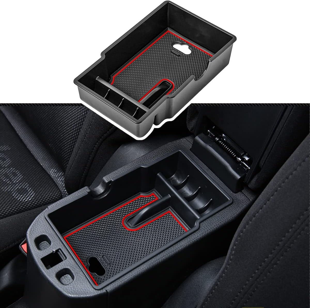 Center Console Organizer Tray Compatible with Accessories 2015-2019 ...