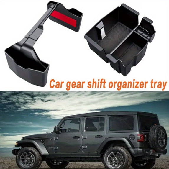 Center Console Organizer for Jeep Wrangler JL & Gladiator JT (2018-2024 ...