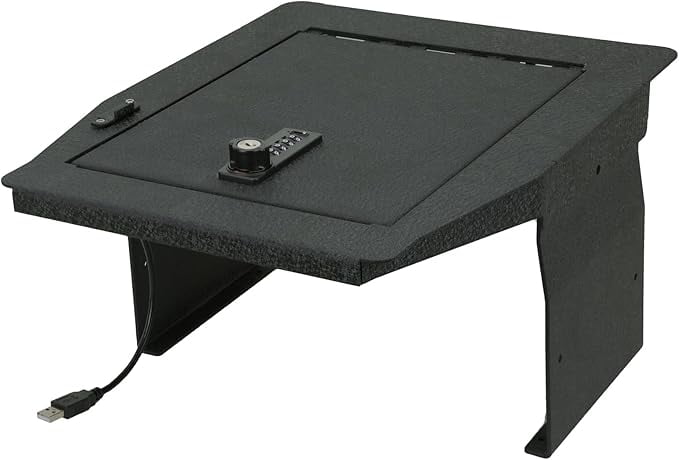 Center Console Safe Gun Safe Box Compatible with 2015-2020 Ford F150 ...