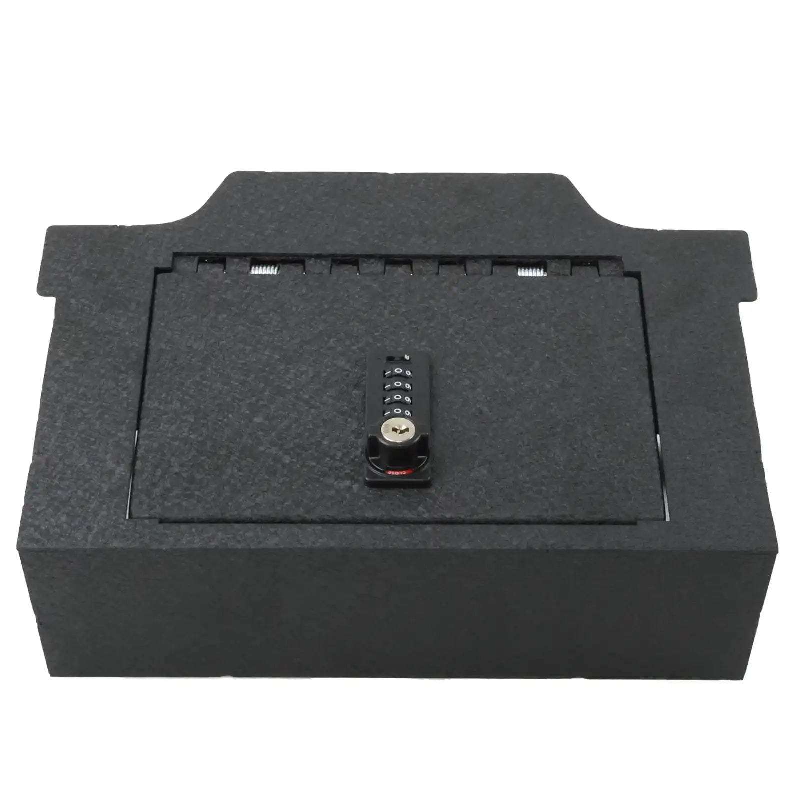 Center Console Safe Gun Safe, WASAI Console Gun Vault Lock box ...