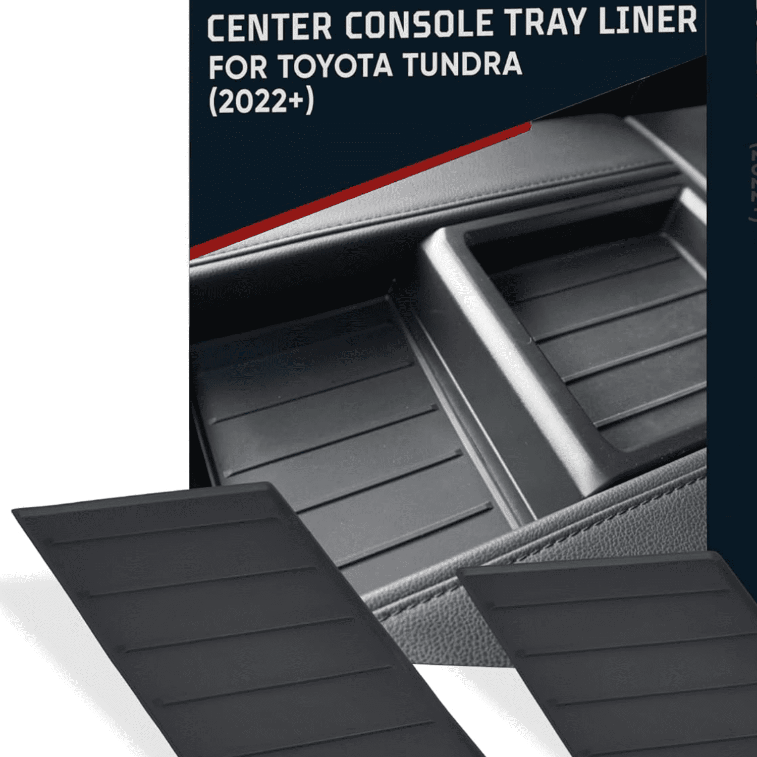 Center Console Tray Liner for Toyota Tundra (2022+) & Sequoia (2023 ...