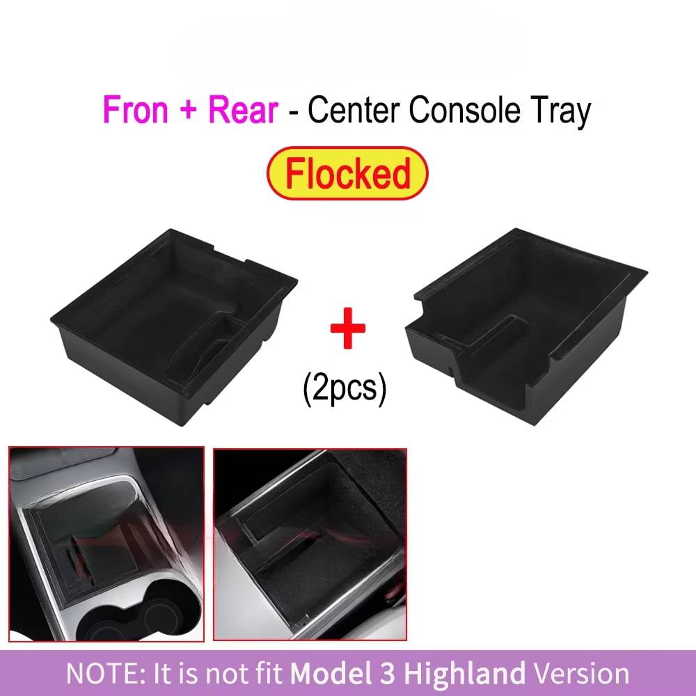 Center Console Trays for Tesla Model Y Organizer Accessories Under Seat ...