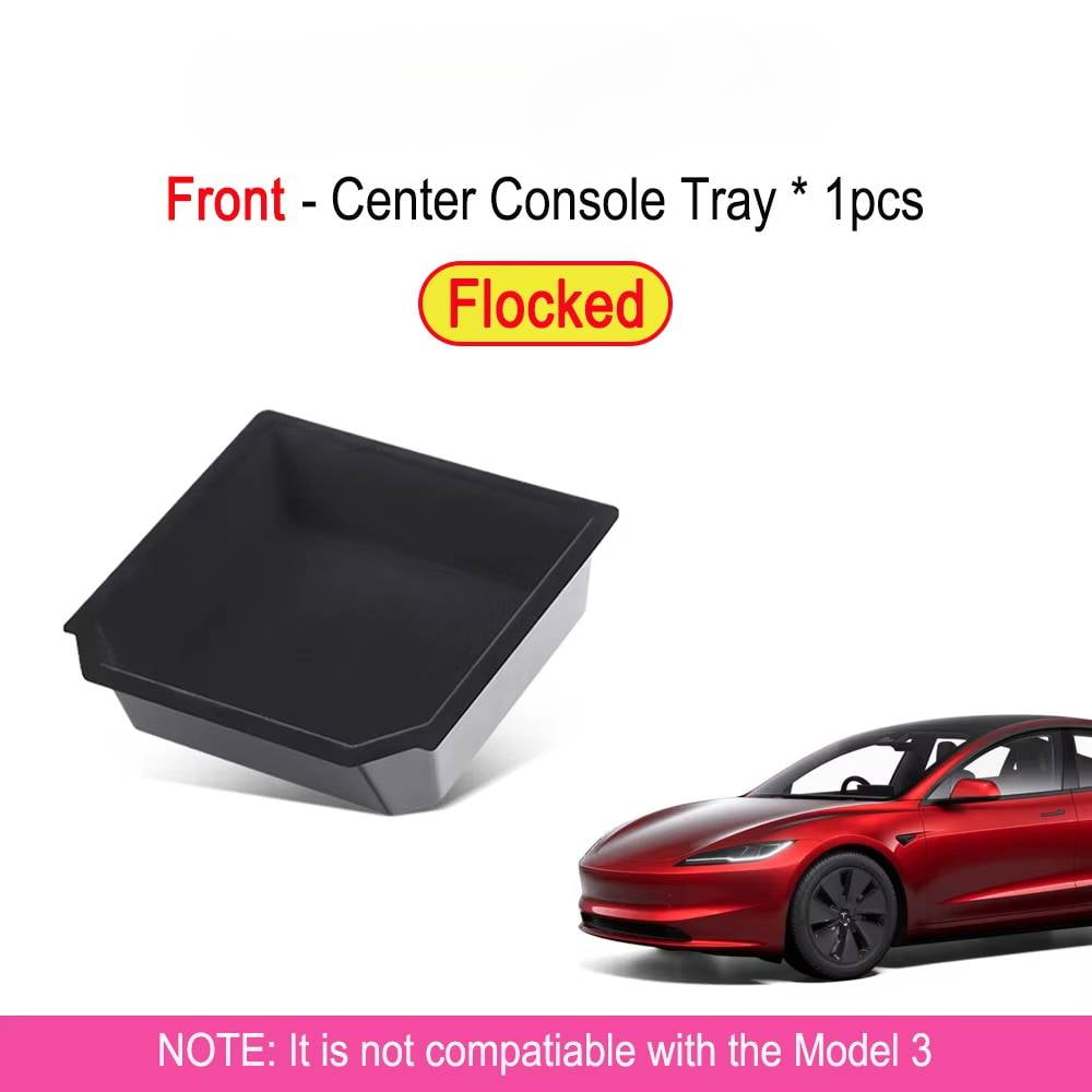 Center Console Trays for Tesla Model Y Organizer Accessories Under Seat ...
