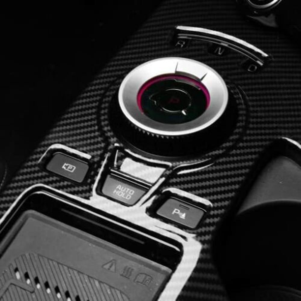 Center Control Panel Covers For Kia EV6 2022/2023 Carbon Fiber ABS ...