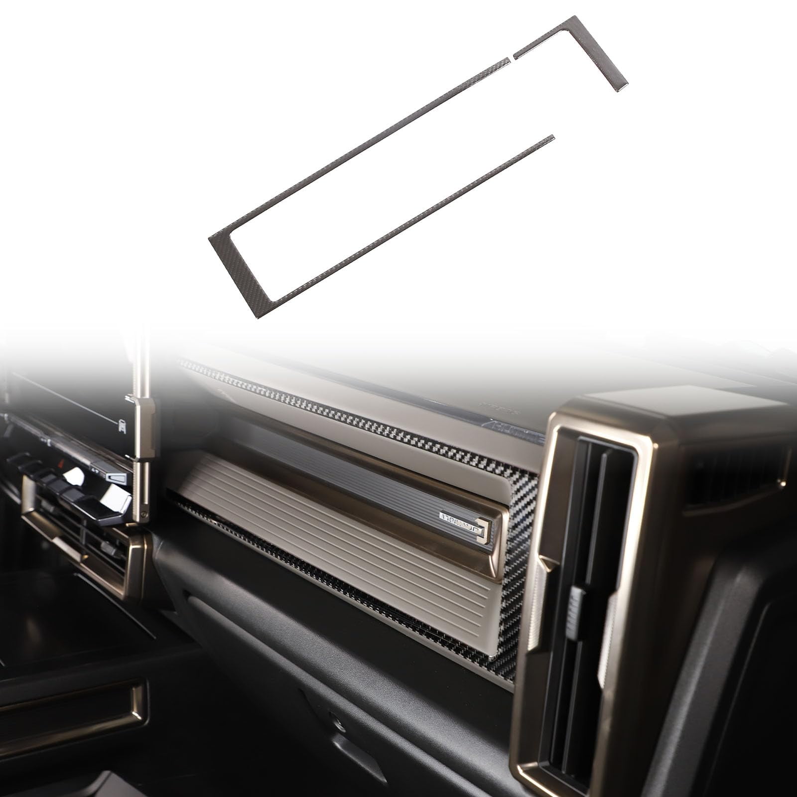 Center Dash Console Cover Bezel Compatible with Hummer EV 2024+,in-Dash ...