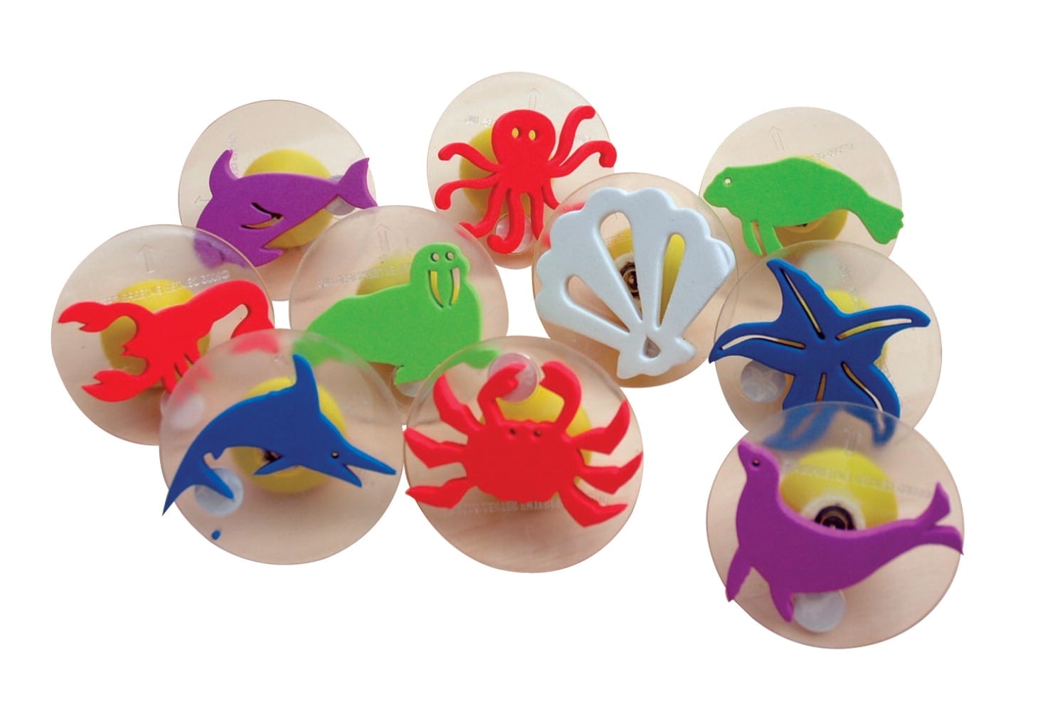 Center Enterprises Giant Sea Creatures Stamp Set with Storage Case, 3 ...