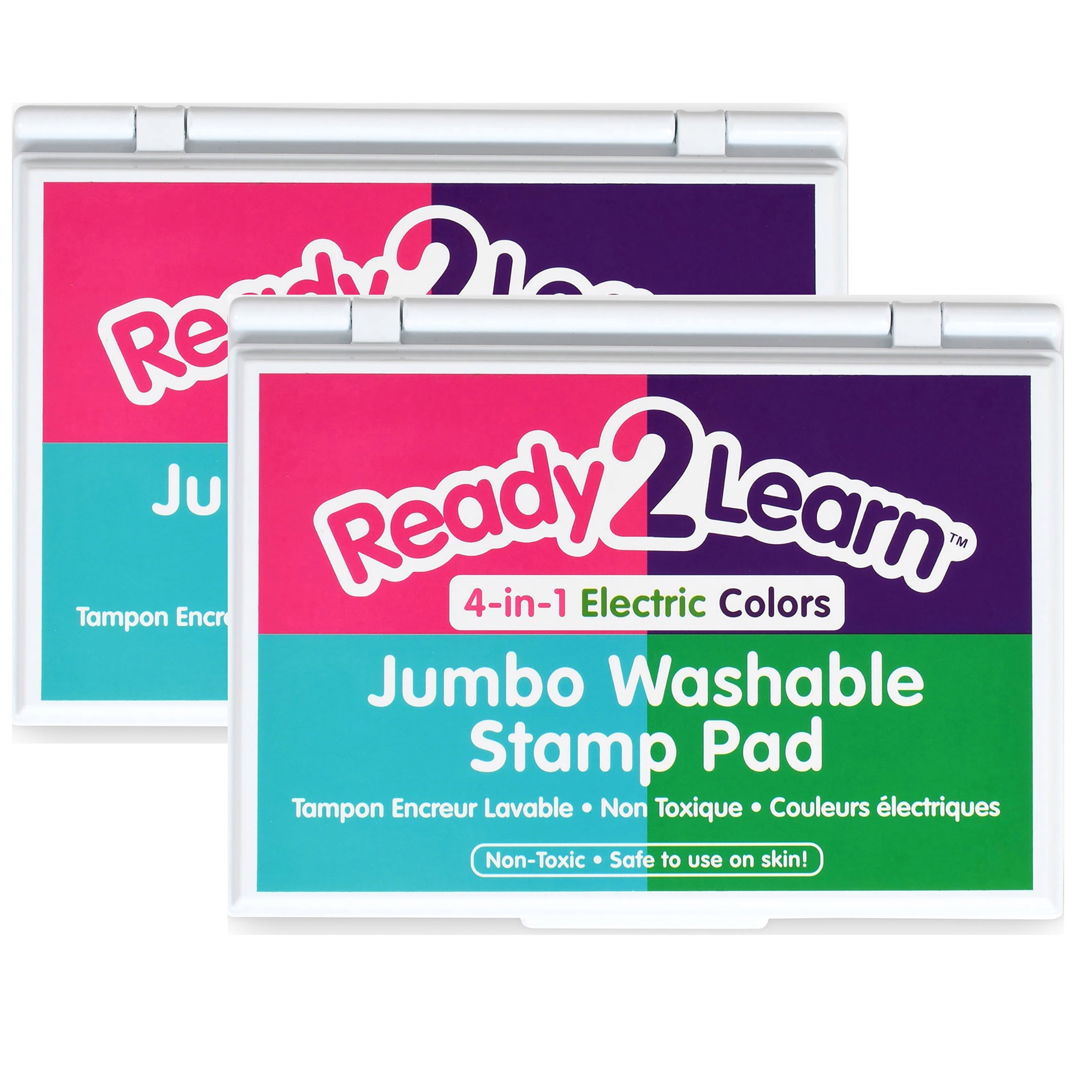 Center Enterprises Ready2Learn Jumbo Washable Stamp Pad 4-in-1 Electric ...