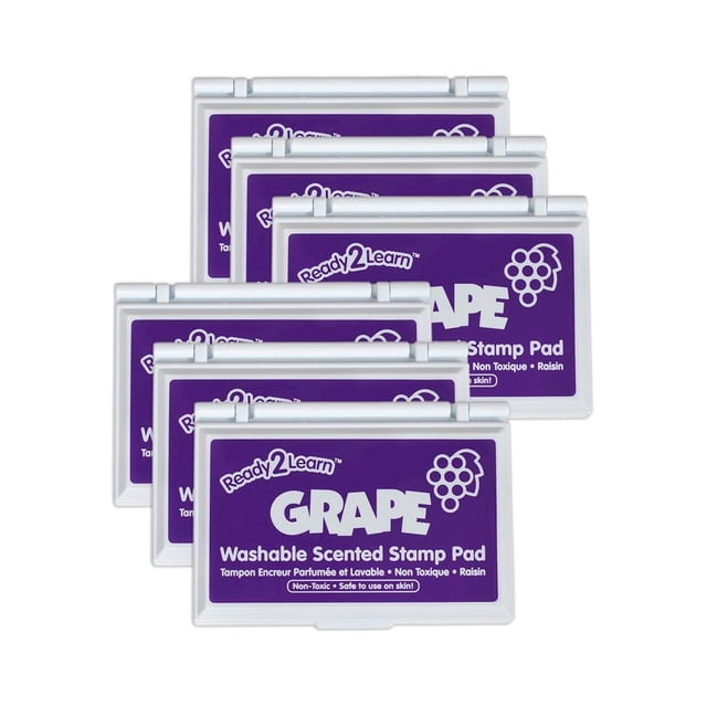 Center Enterprises Ready2Learn Washable Stamp Pad Grape Scented Purple ...