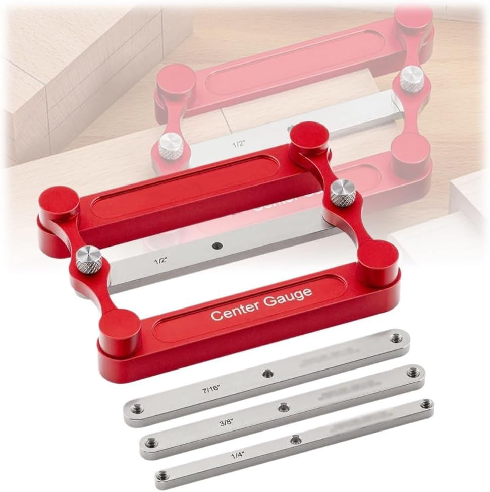 Center Gauge, Stainless Steel Woodworking Marking Gauge Scribe Tool ...