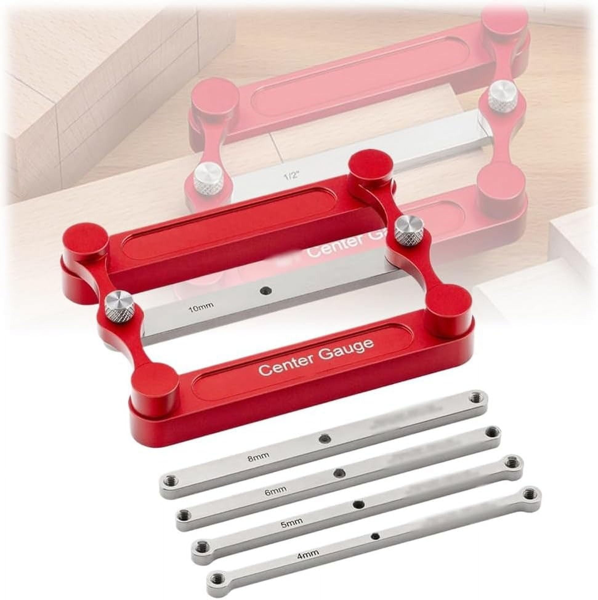 Center Gauge, Stainless Steel Woodworking Marking Gauge Scribe Tool ...