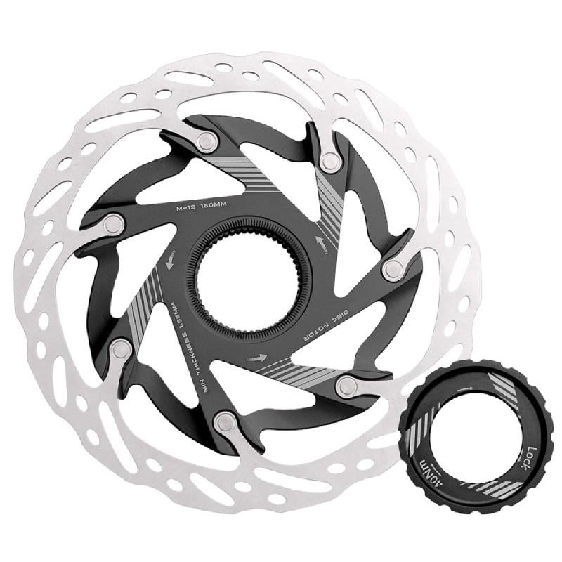 Center Hydraulic Disc Brake Rotor 160/140mm Central Locking Bicycles ...
