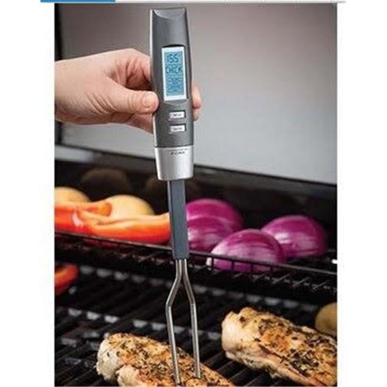 Center Link Media grillfork Digital Meat Thermometer Fork - Walmart.com
