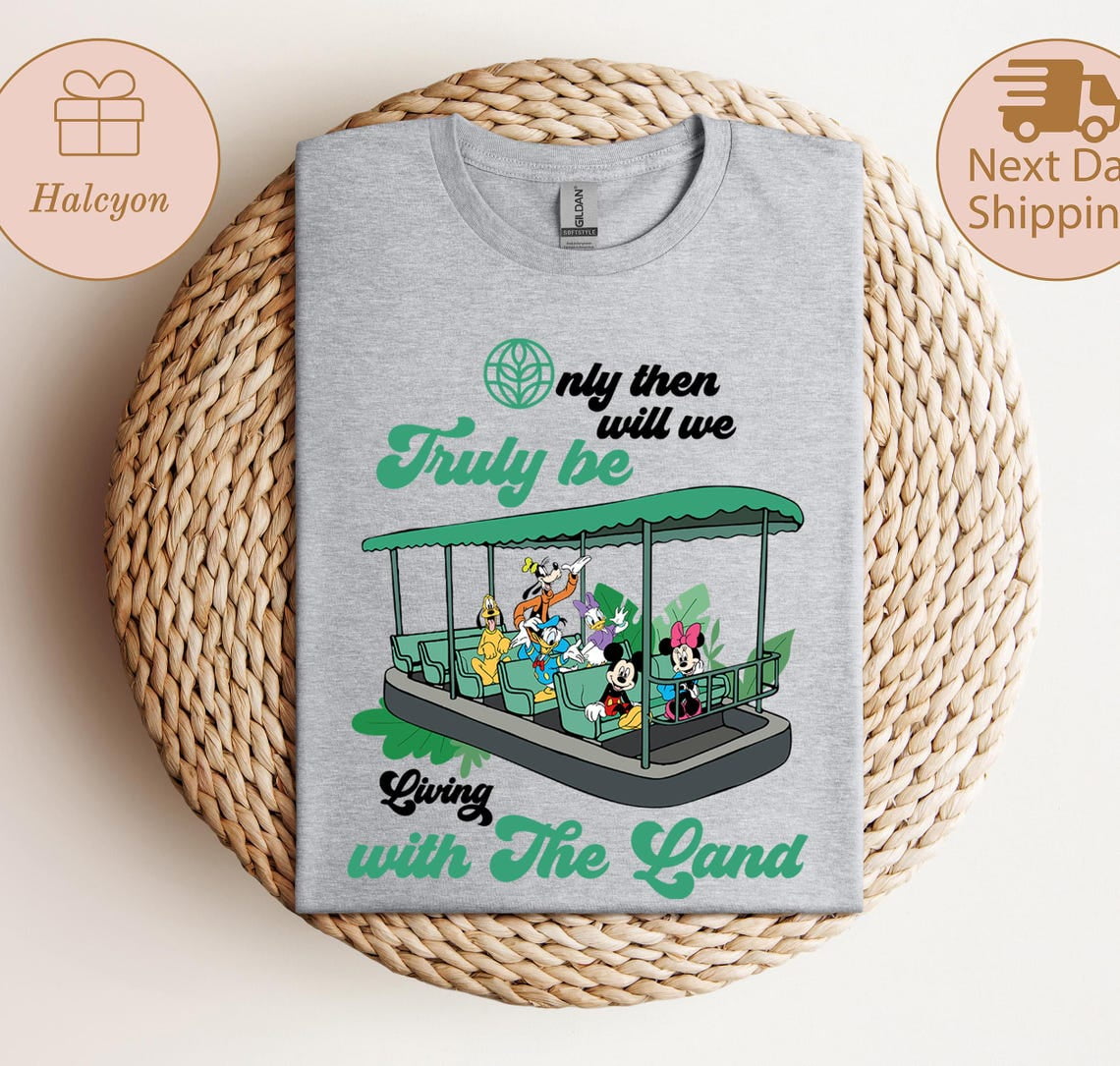 Center Living With The Land T-Shirt, Mouse And Friends Shirt, Theme ...