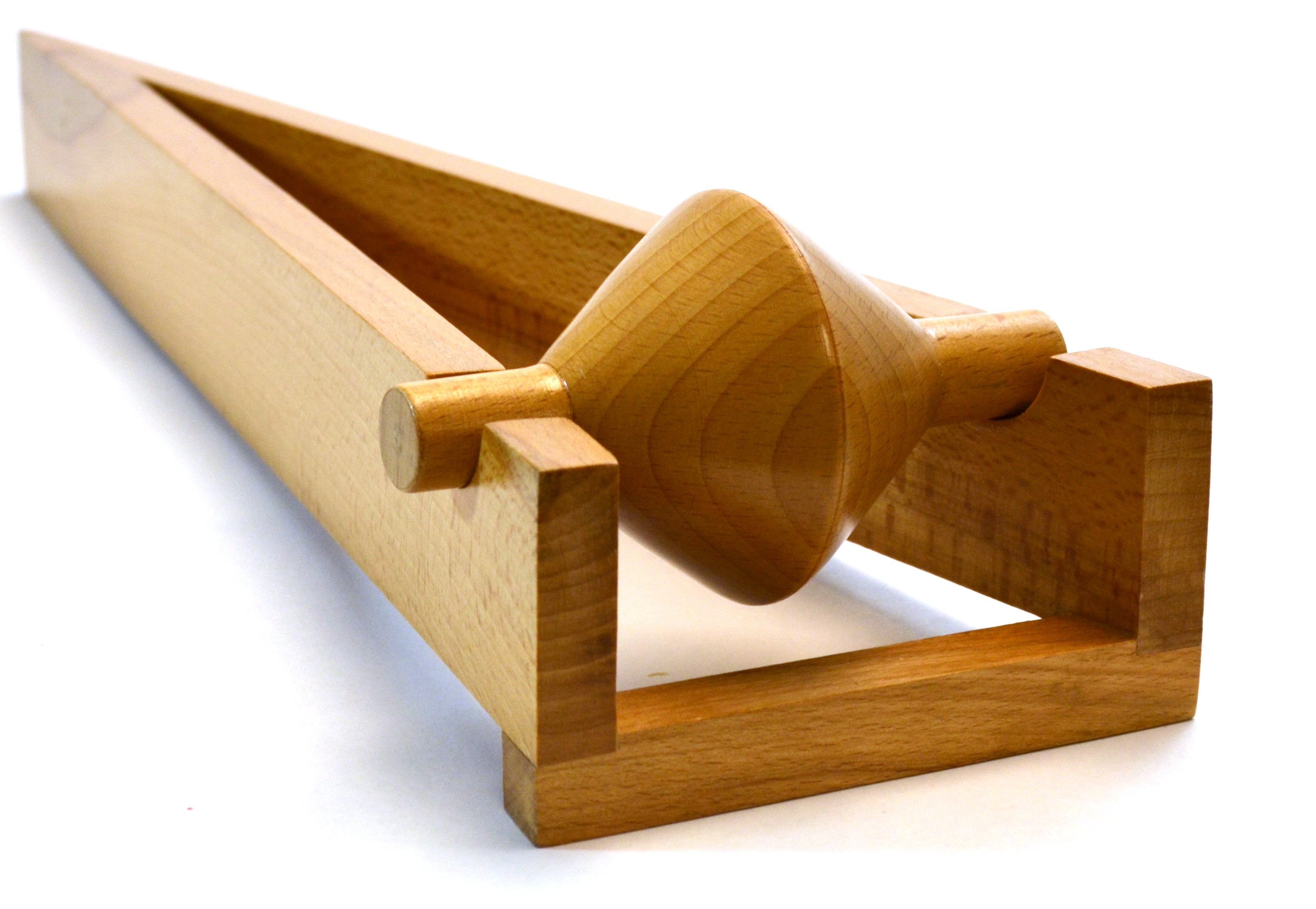 Center of Mass Demonstrator - Roller & Ramp - Rolls Up Inclined Plane ...