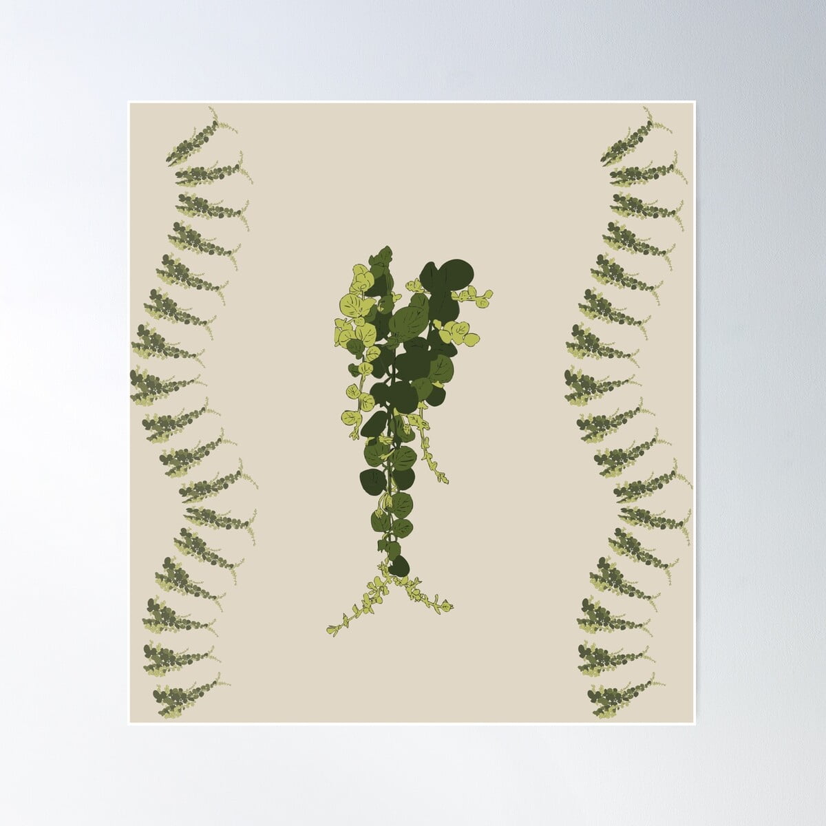 Center Of The Pothos Poster Wall Art, Modern Wall Decor For Living Room ...