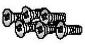 Center Plate Screws 25Pack for Globe Slicers - Walmart.com