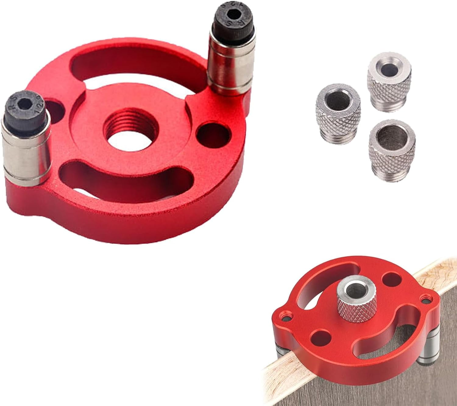 Center Spinners For Drilling, Self Centering Doweling Jig with Drill ...