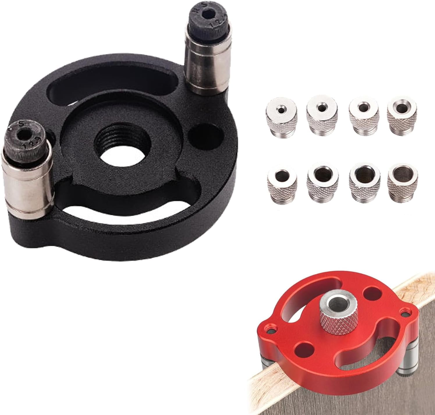Center Spinners For Drilling, Self Centering Doweling Jig with Drill ...