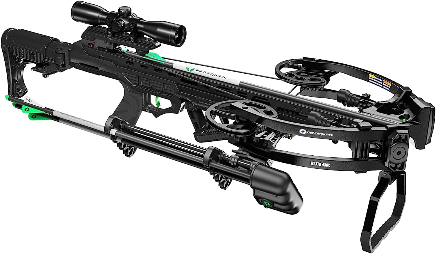 CenterPoint Compound Hunting Crossbow - Wrath 430X Package with 4x32 ...
