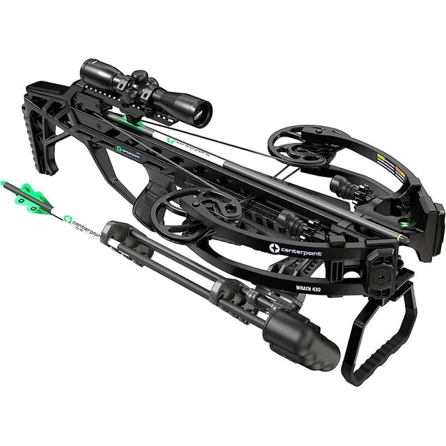 CenterPoint Wrath 430 SC Crossbow Package with Silent Crank and High ...
