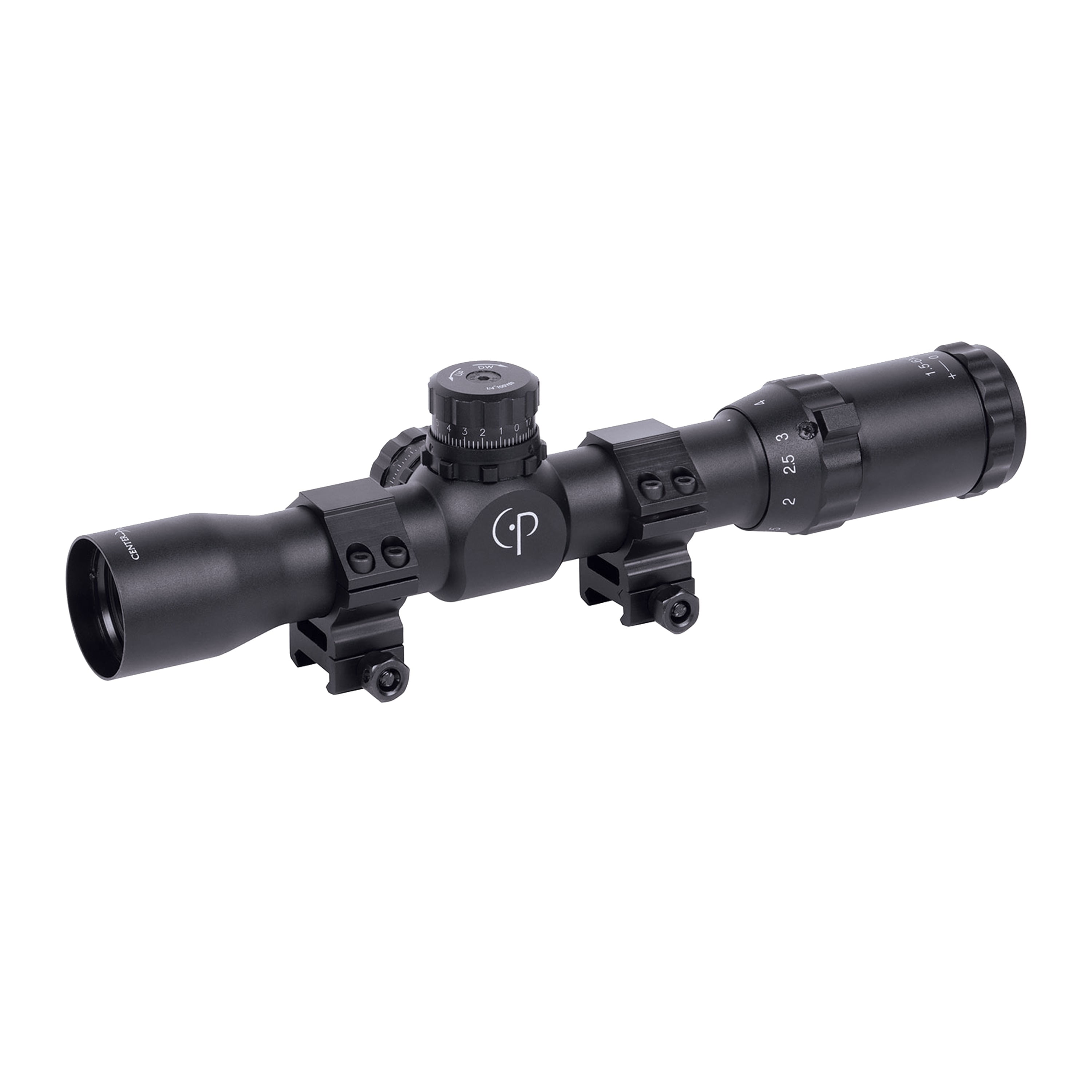 CenterPoint Hunting Optic 1.5-6x32mm Rifle Scope with 30mm Picatinny ...