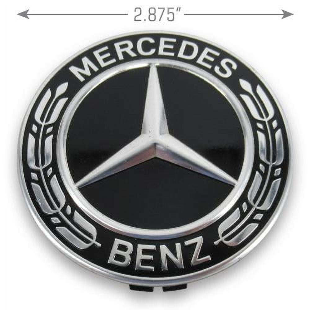 Centercap Mercedes Benz A 222 400 22 00 Black Center Cap - Walmart.com