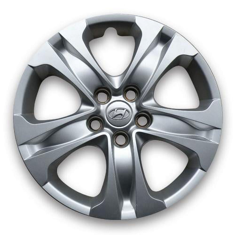 Centercaps 17 in. Wheel Hubcap Painted Black fits Hyundai Tucson 2010 ...