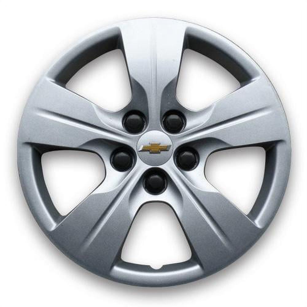 "Chevrolet Cruze 2016-2018 Chevy Wheel Hubcaps, Silver 5 Spoke Fits 15 ...