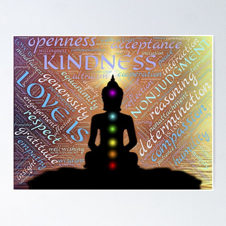 Centered In Love Poster- Unframed Poster | Wall Art | Perfect For Home ...