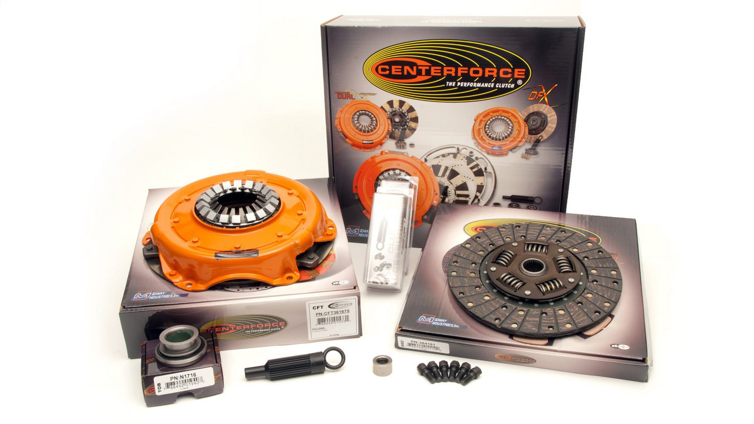 Centerforce KCFT717516 Clutch Kit - CF II - 10 3/8 in Dia.- 1-1/8 in x ...