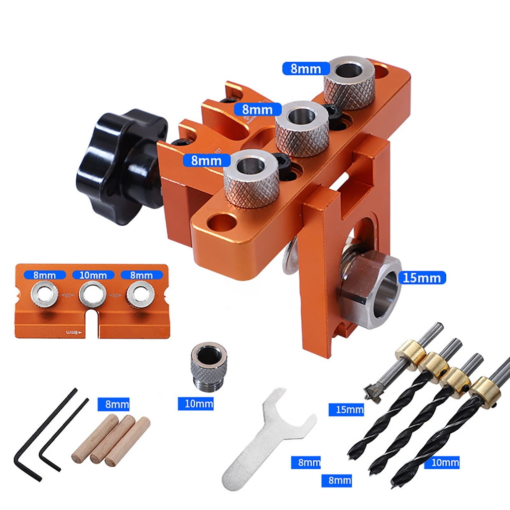 Centering Doweling Jig Dowel Drill Guide Bushings Set Wood Dowel Jig ...
