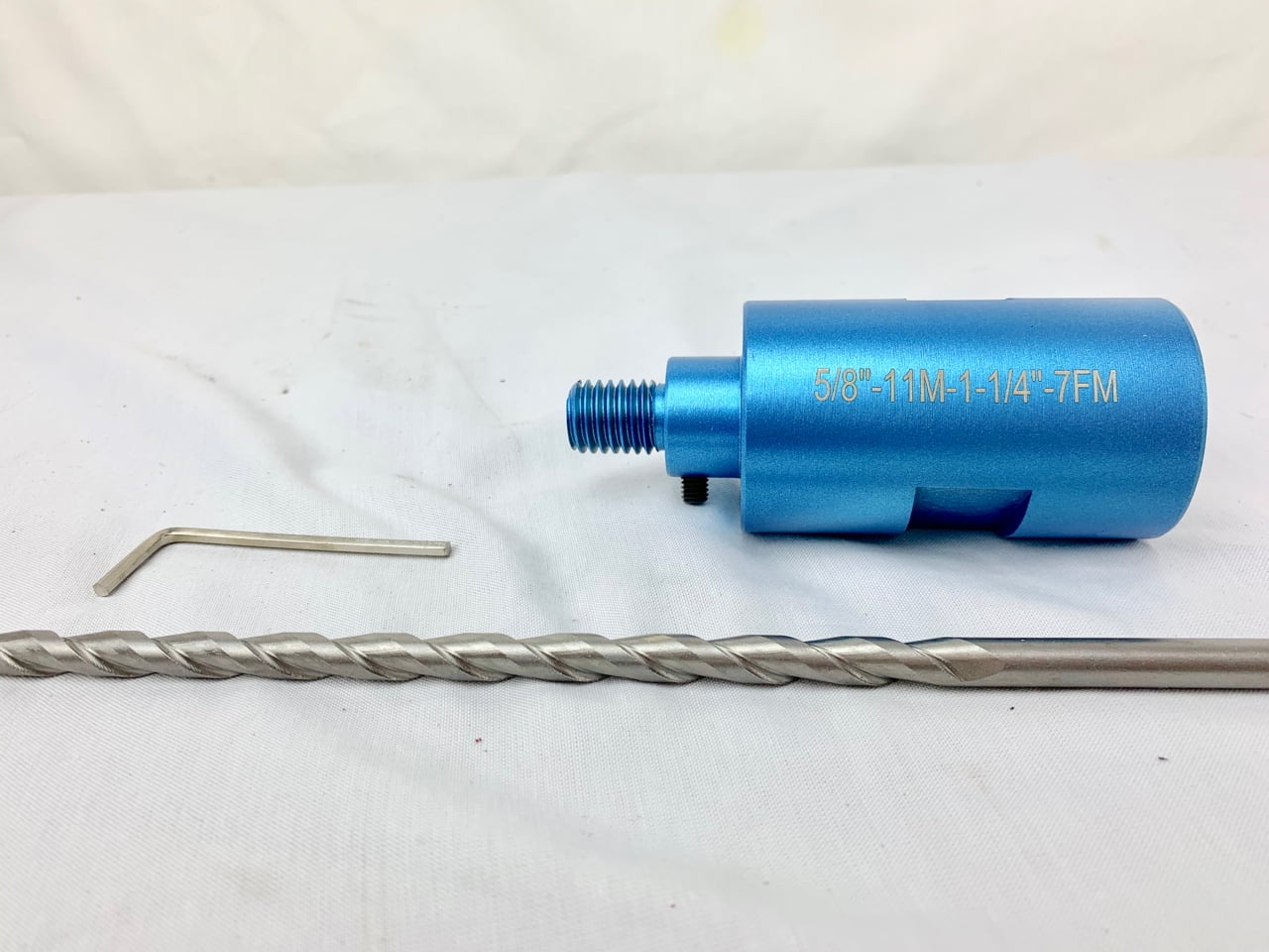 Centering Pilot Bit & 1-1/4" Adaptor to 5/8" for Core Drill Dry Diamond ...