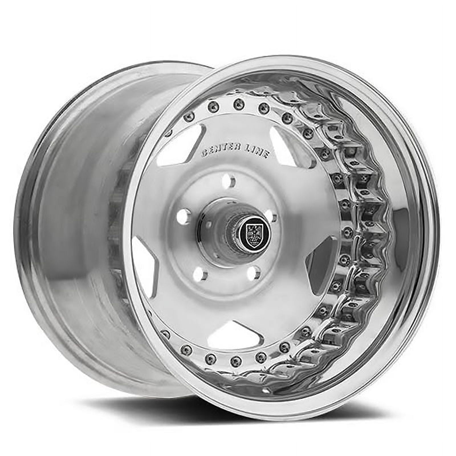 Centerline Convo Pro Polished Wheel Rim, 15" x 10" 5 x 4.75" -12mm ...