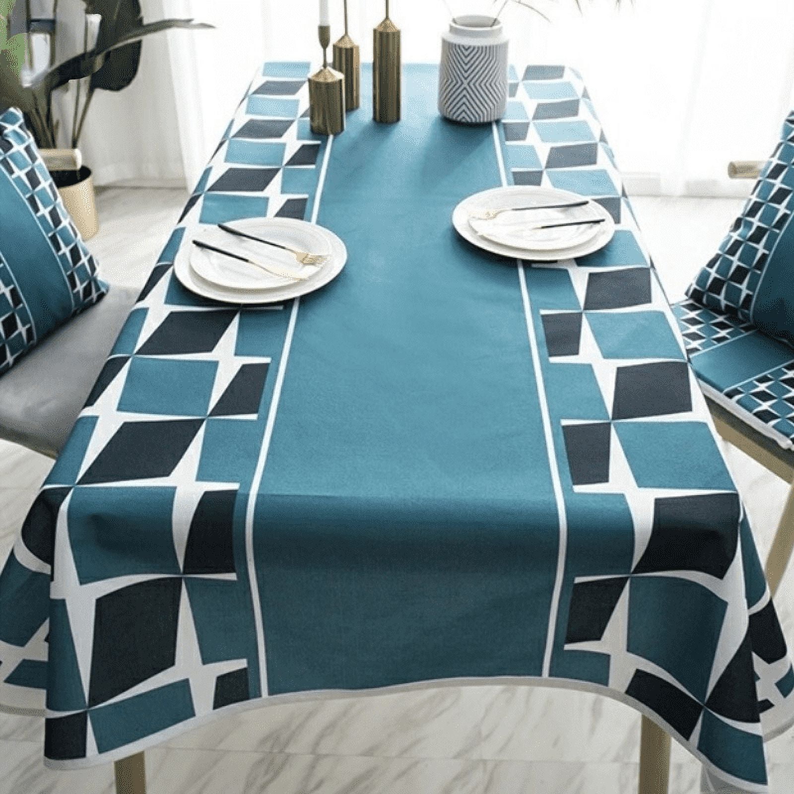 Centerpiece for Table ration Geometric Rectangular Tablecloths Table ...