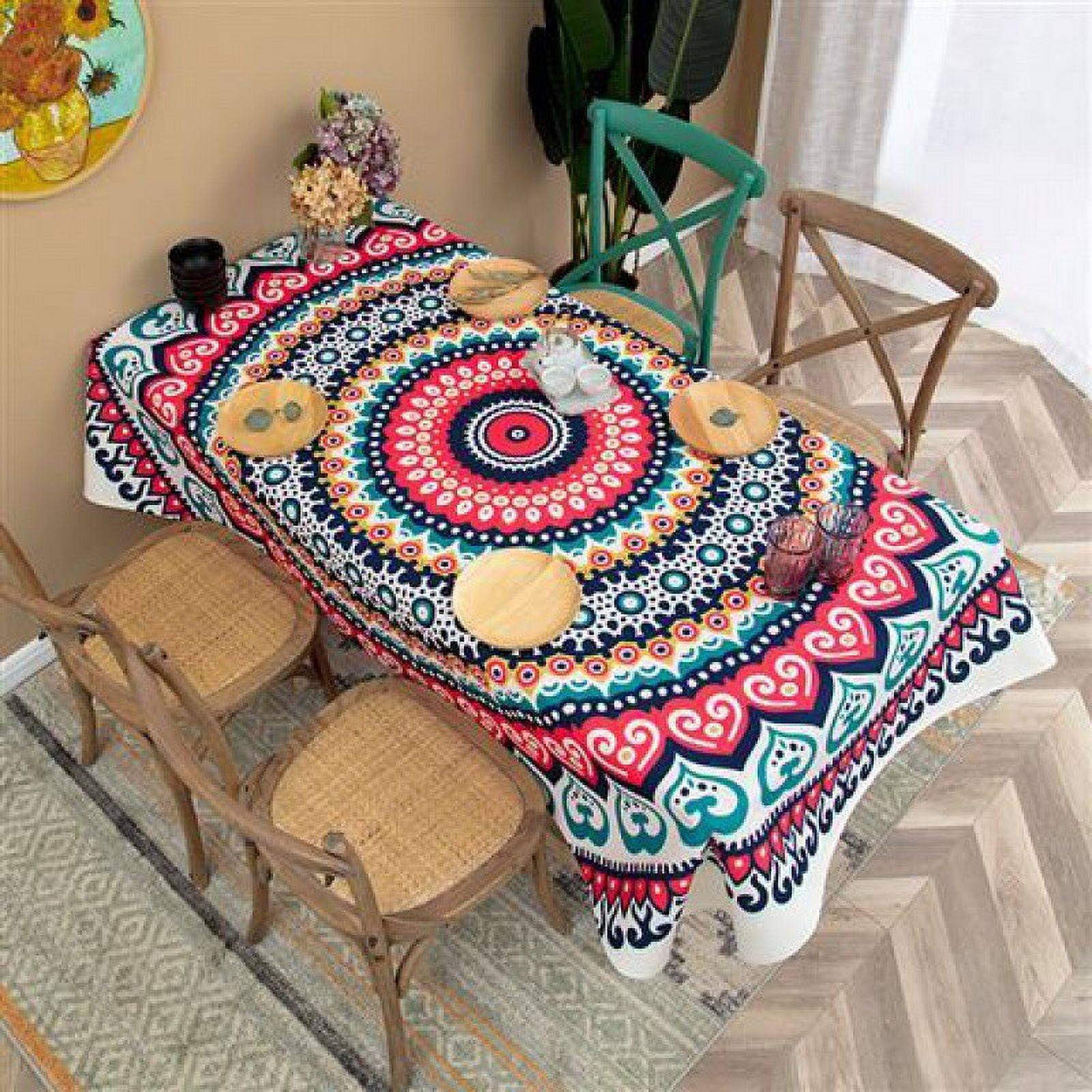 Centerpiece for Table ration Geometric Rectangular Tablecloths Table ...