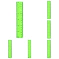 Centimeter Scale Ruler, 15cm Plastic Ruler Small Clear Straight Ruler ...
