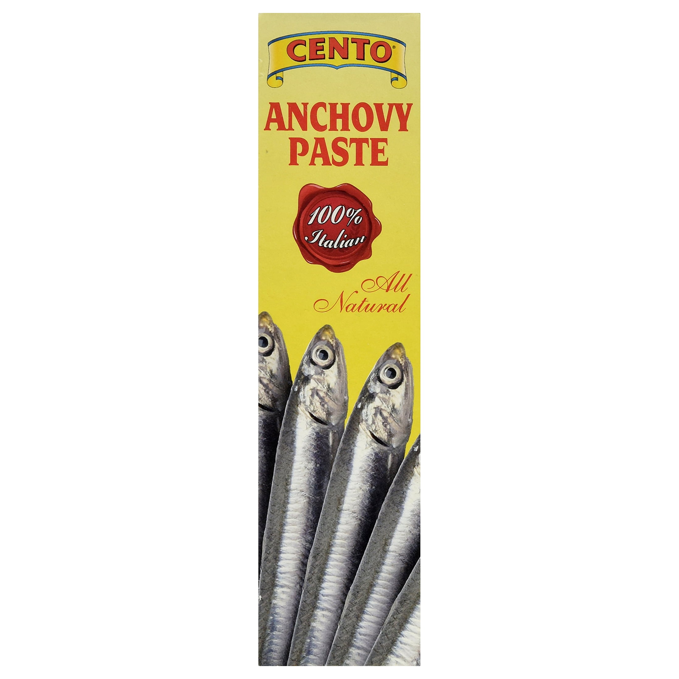 Cento Anchovy Paste, 100% Italian Anchovies, Sunflower Oil, Salt ...