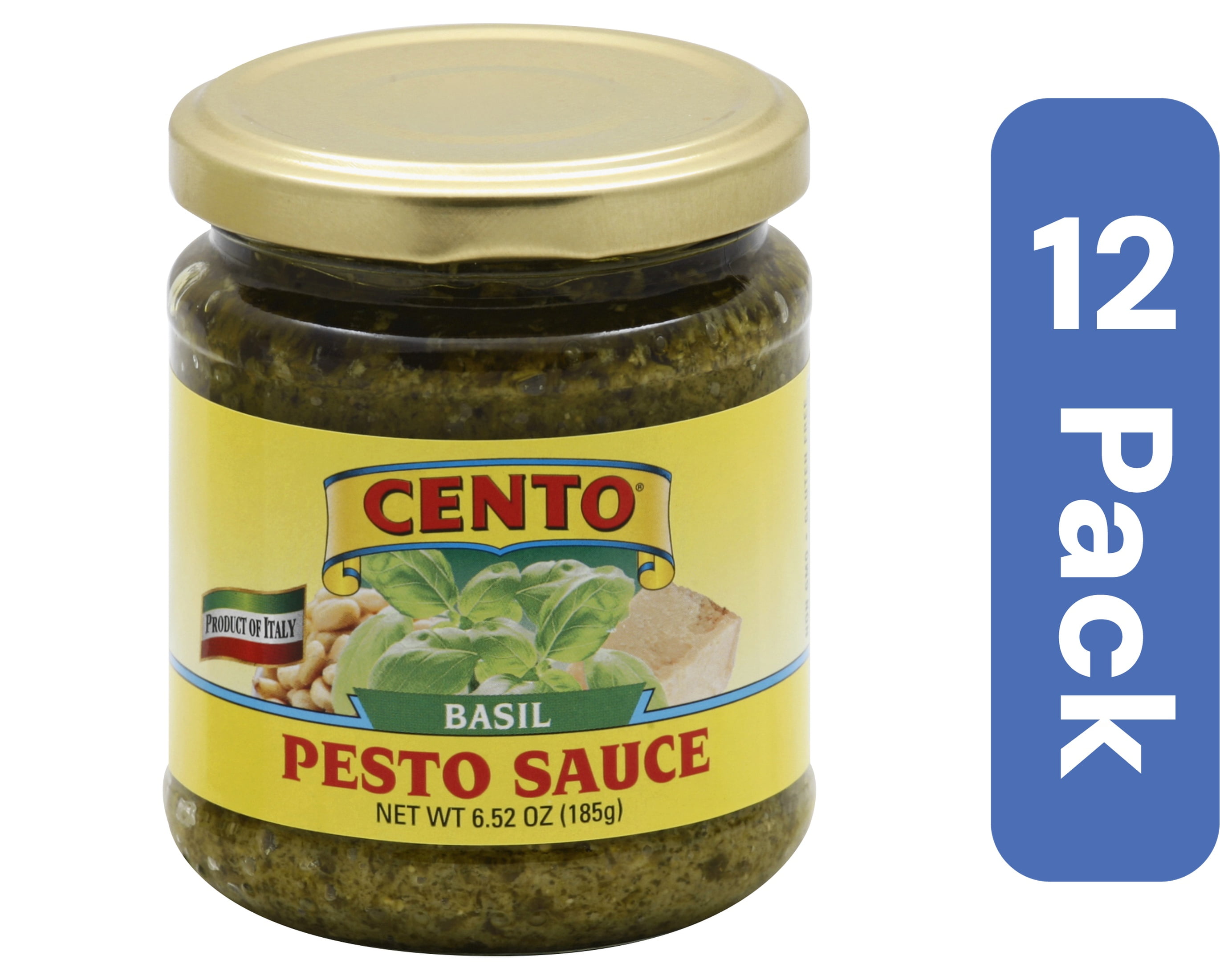 Cento Basil Pesto Sauce 6.52 oz (Pack of 12) - Walmart.com