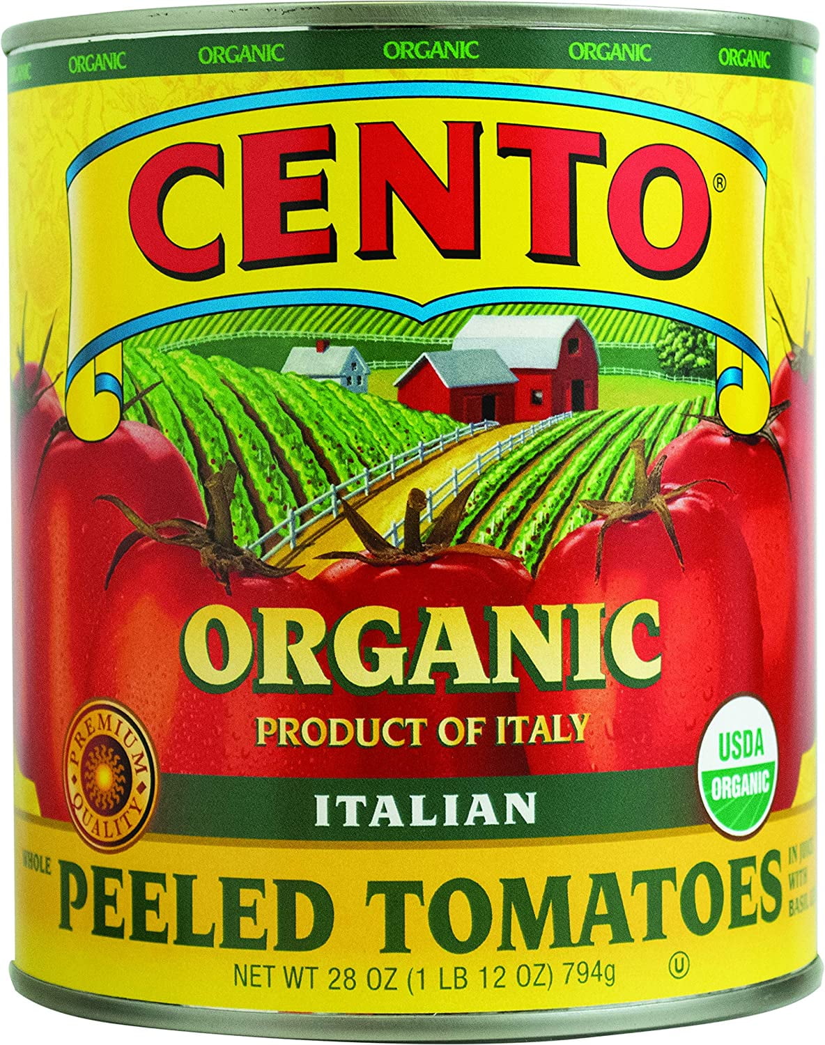 Cento Organic Whole Peeled Tomatoes, 28 Ounce Cans - Walmart.com