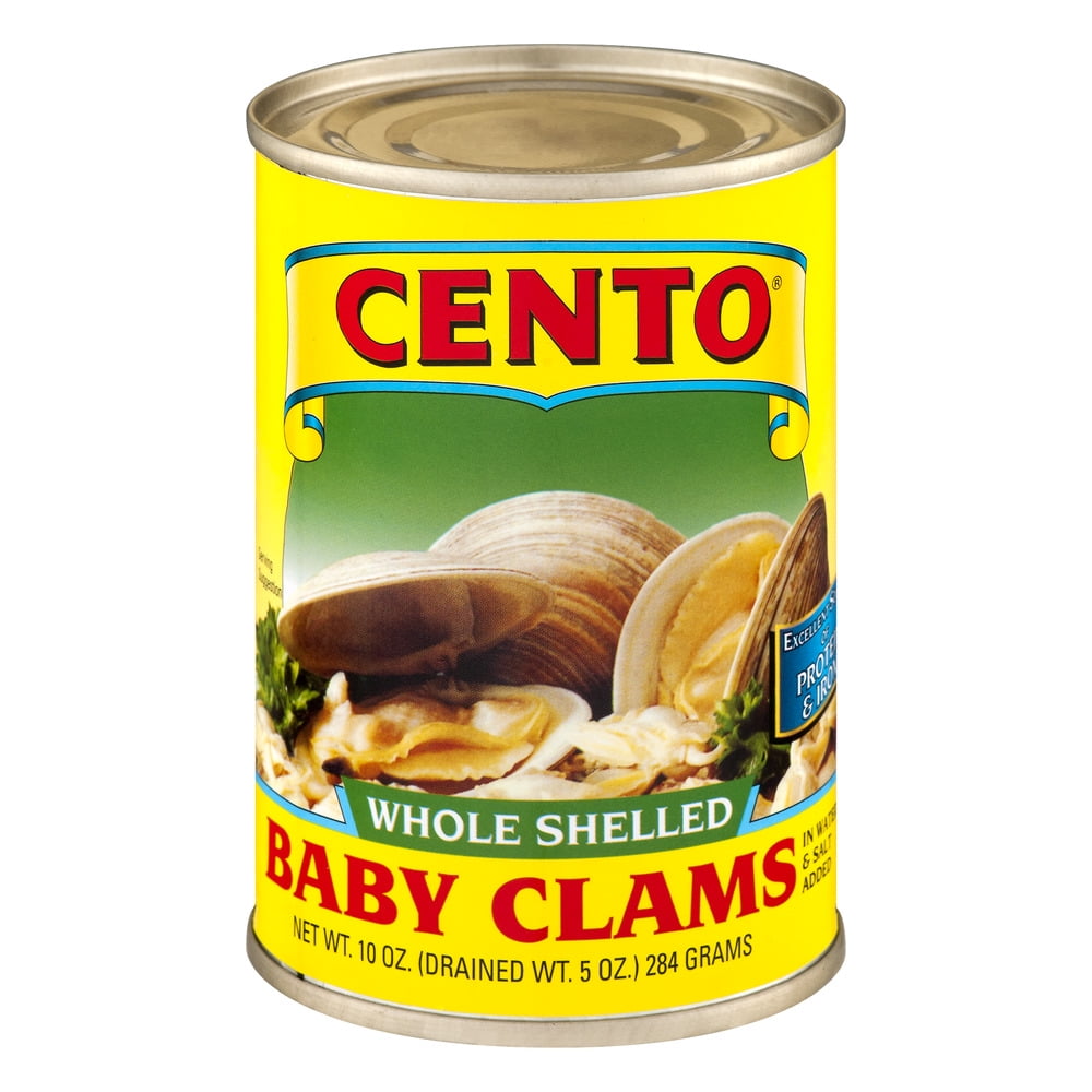 Cento Whole Shelled Baby Clams, 10 oz Can - Walmart.com
