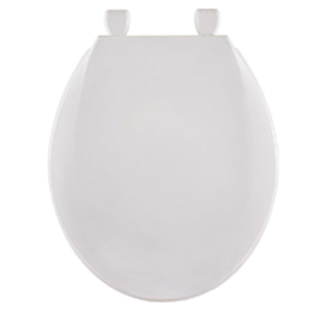 Centoco Round Closed Front White Plastic Standard Toilet Seat HP1200 ...