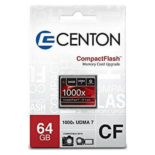 Centon MP Essential Compact Flash Memory Card, 1000X, 64GB - Walmart.com