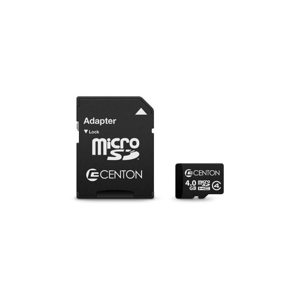 Centon MicroSDHC Mobile Memory Upgrade 4 GB Flash Card - Walmart.com