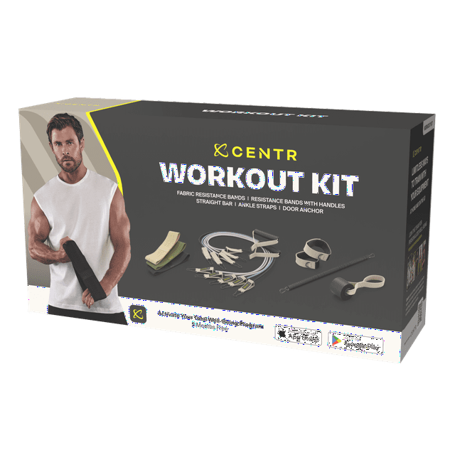 Centr By Chris Hemsworth Home Workout Kit, Resistance Bands and ...