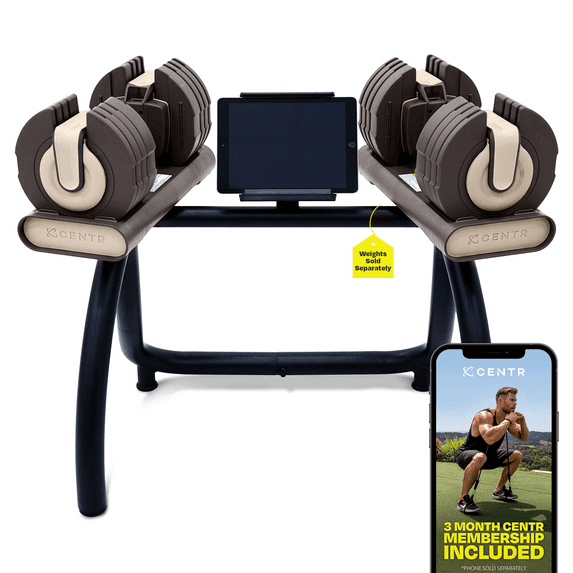 Centr By Chris Hemsworth Smart Stack Adjustable Dumbbell Stand with 3 ...