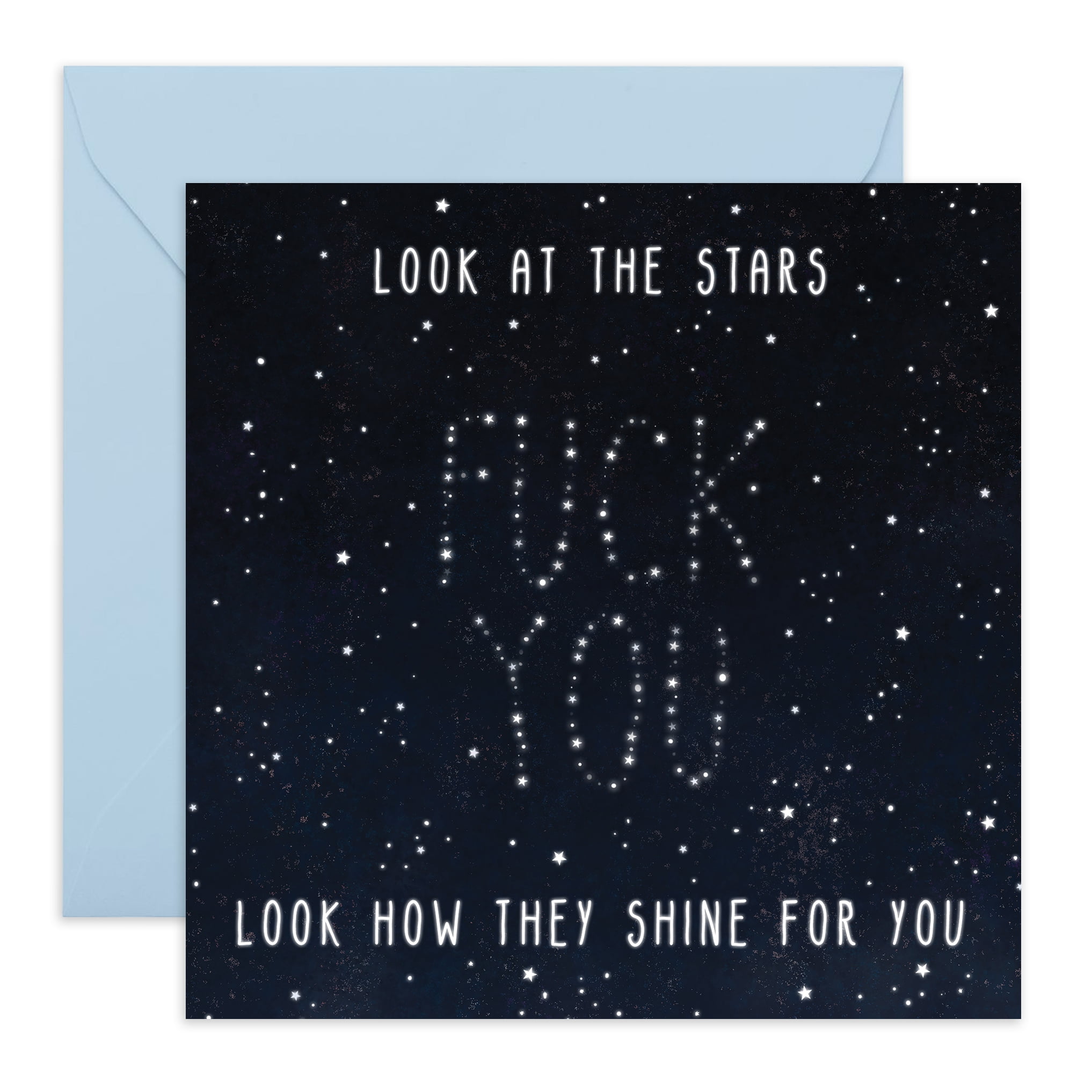 Central 23 - Funny Birthday Card - 'Look At Stars' - Rude Birthday Card ...