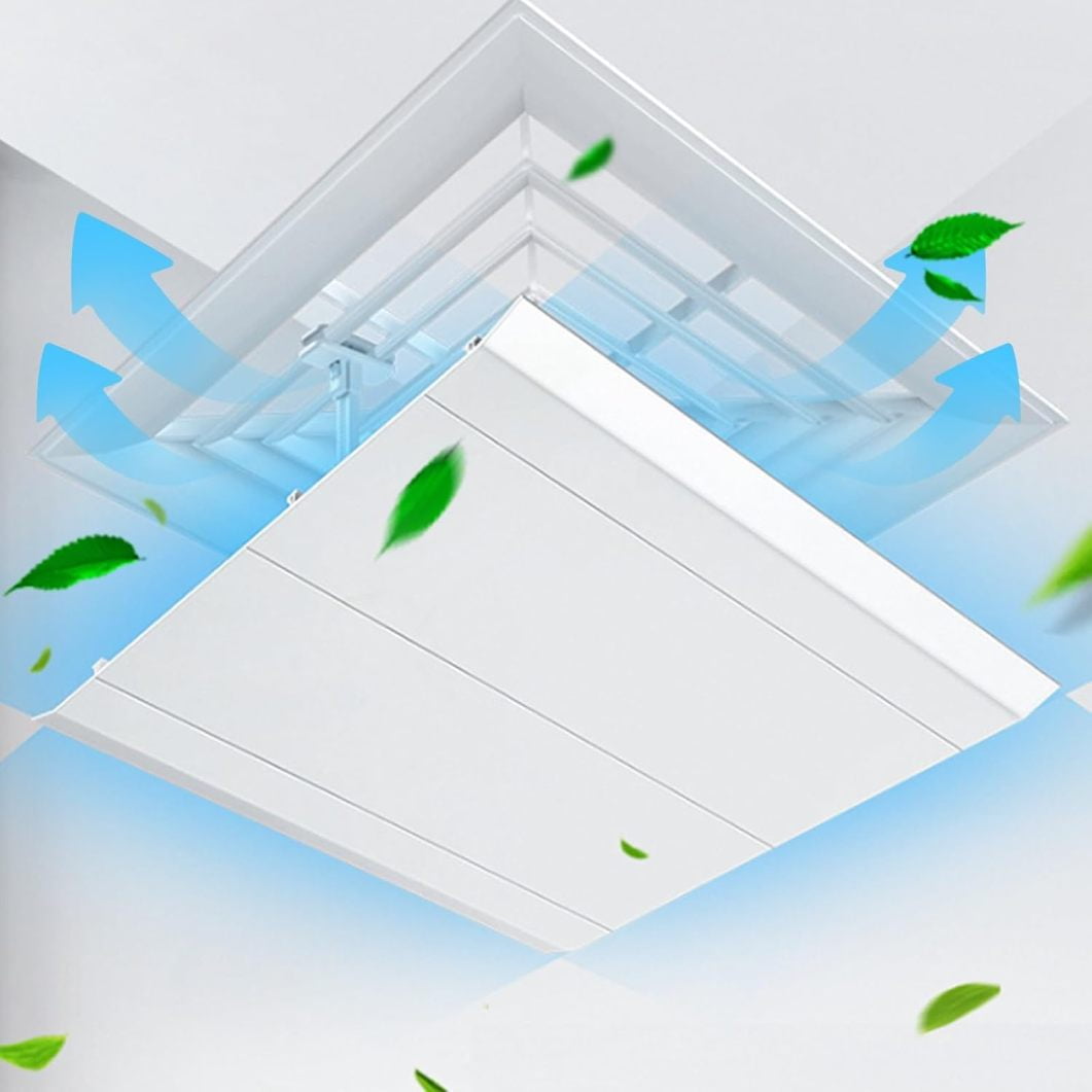 Central Air Conditioning Air Deflector, Adjustable Air Conditioner Wind ...