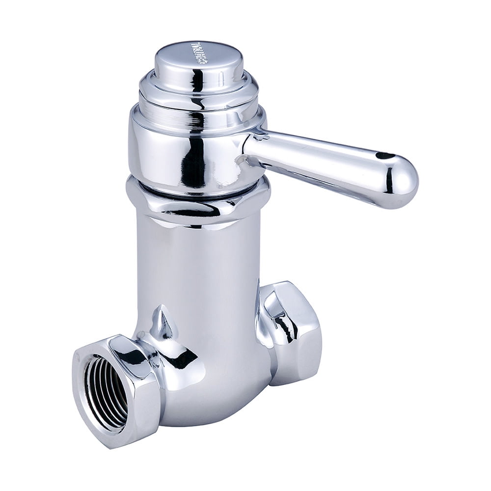 Central Brass 0334-1-2 Self-Close Shower Straight Stop - Polished ...