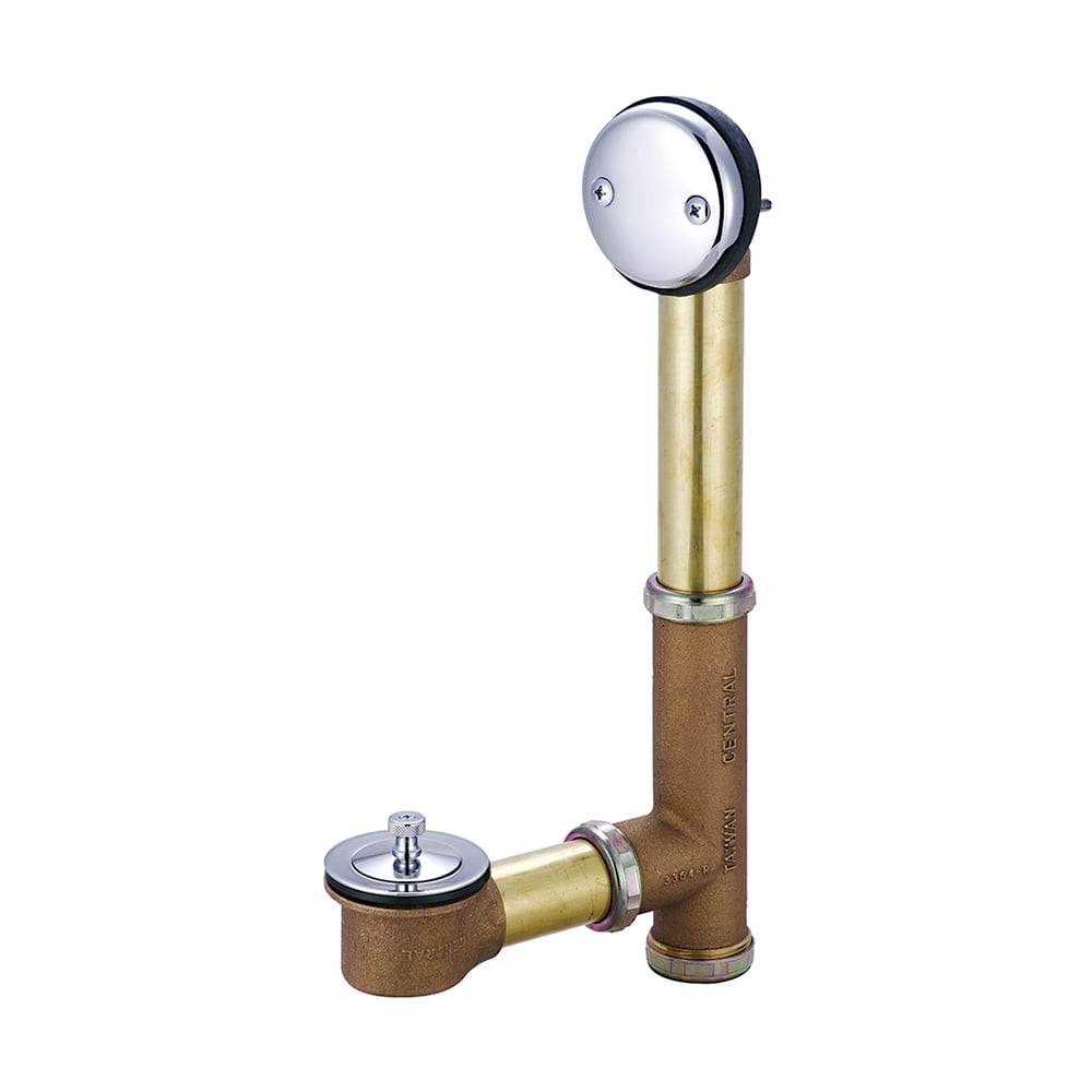 Central Brass 1645-PR Multi-Tub Centralift Lift & Turn Drain, Chrome ...